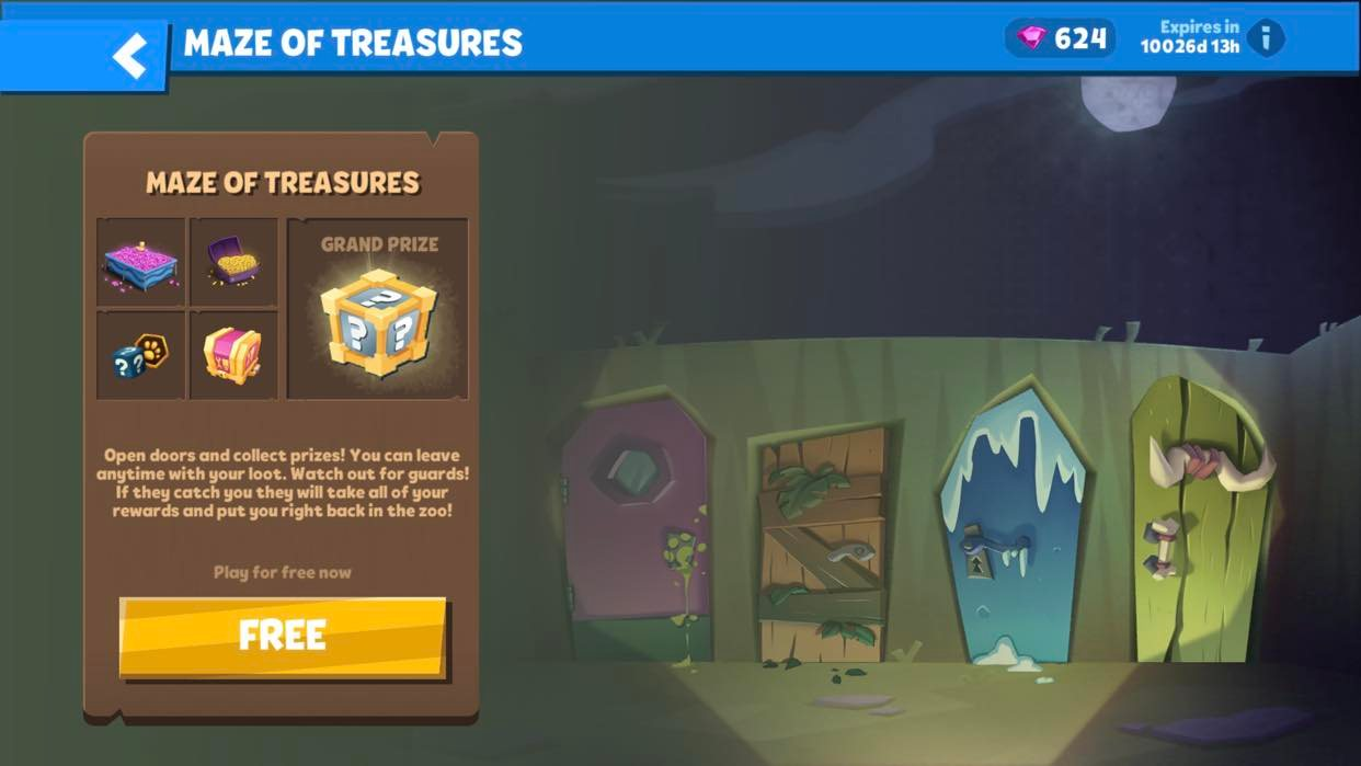 How does the Maze of Treasures work ? – Zooba